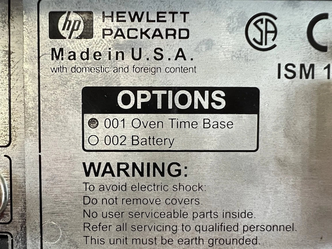 Agilent/Keysight 53150A Opt. 001 Microwave Frequency Counter DC to 20 – XG eqpt