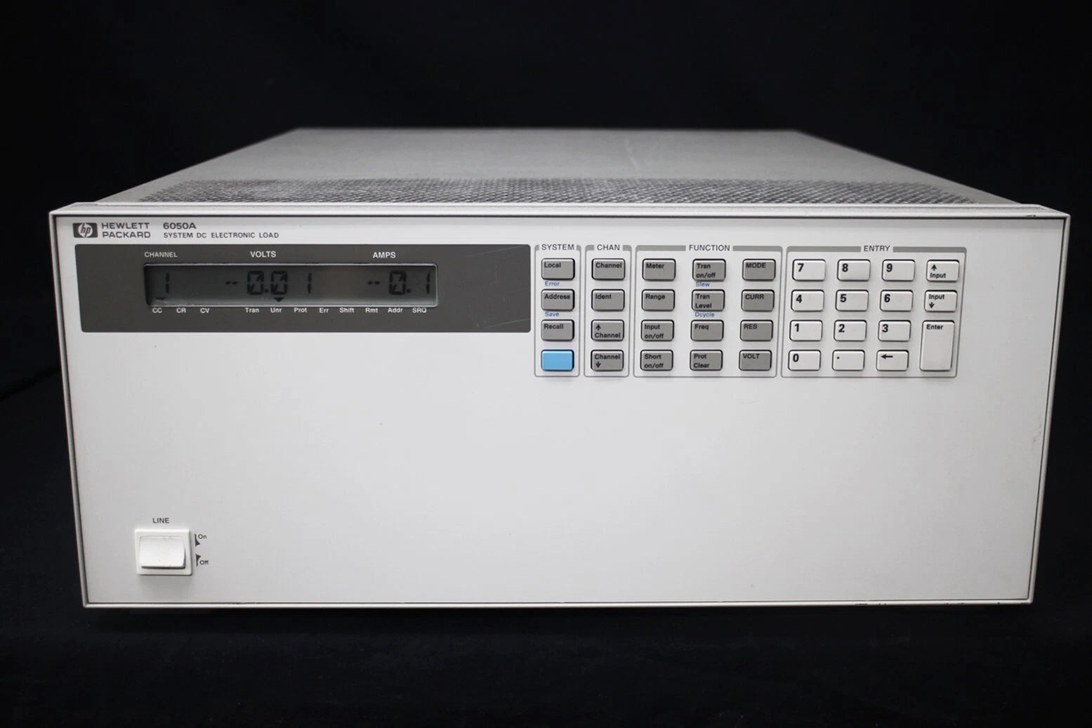 HP 6050A+60504A Electronic Load Mainframe with Three 60504A Units – XG eqpt
