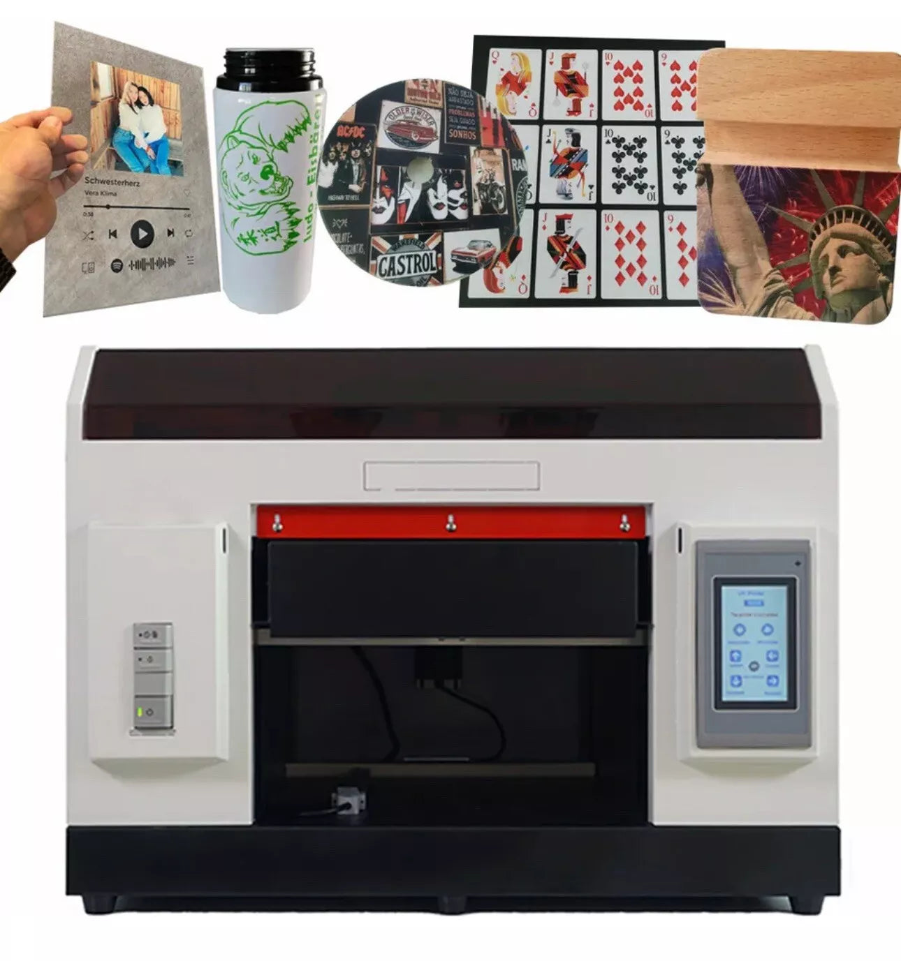 Procolored UV Printer A3 Size Flatbed Rotation Glass Metal Printing ...