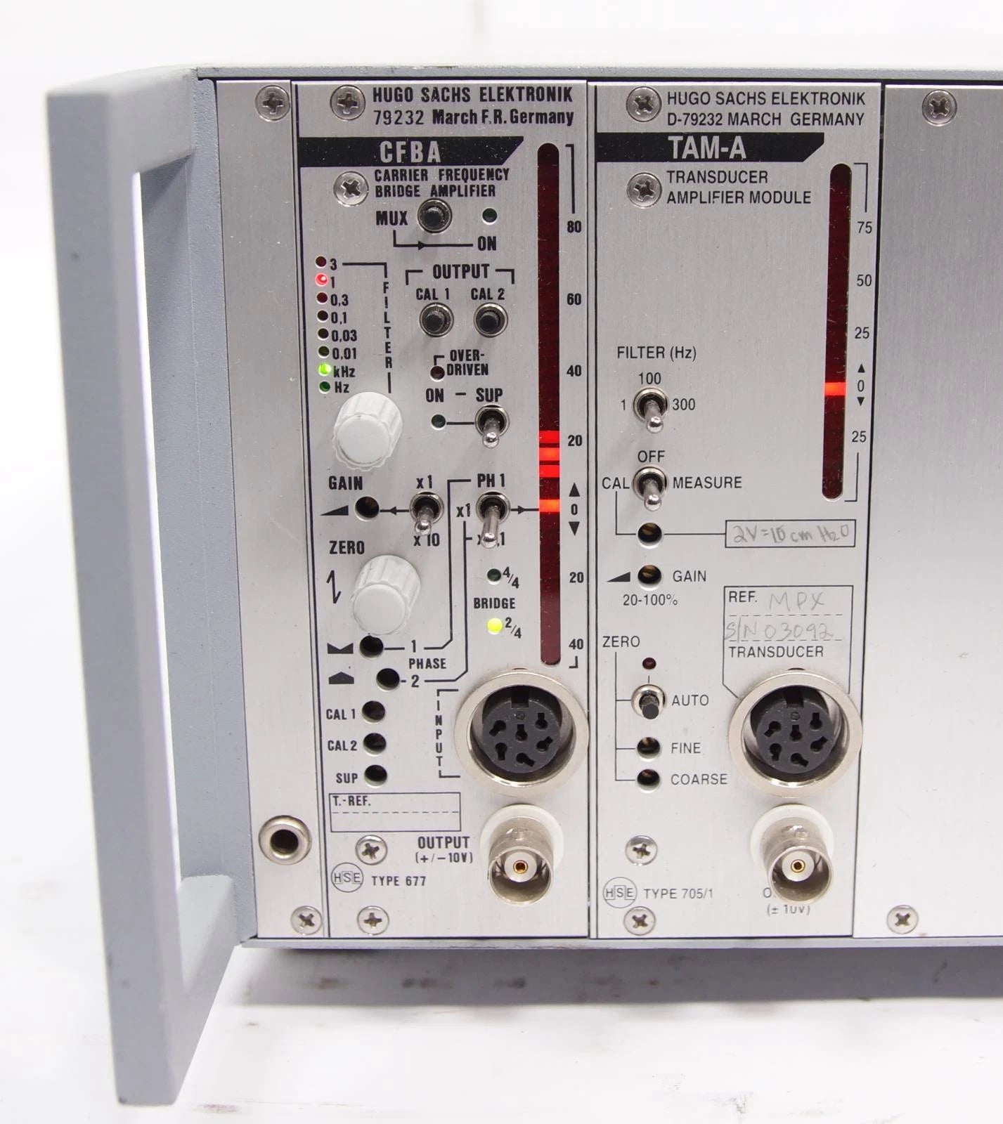 Harvard Apparatus Hugo Sachs Plugsys Basic System Case with CFBA TAM-A ...