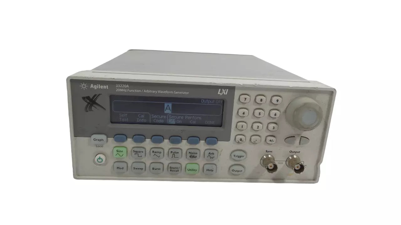 Agilent 33220A 20MHz Function / Arbitrary Waveform Generator – XG eqpt