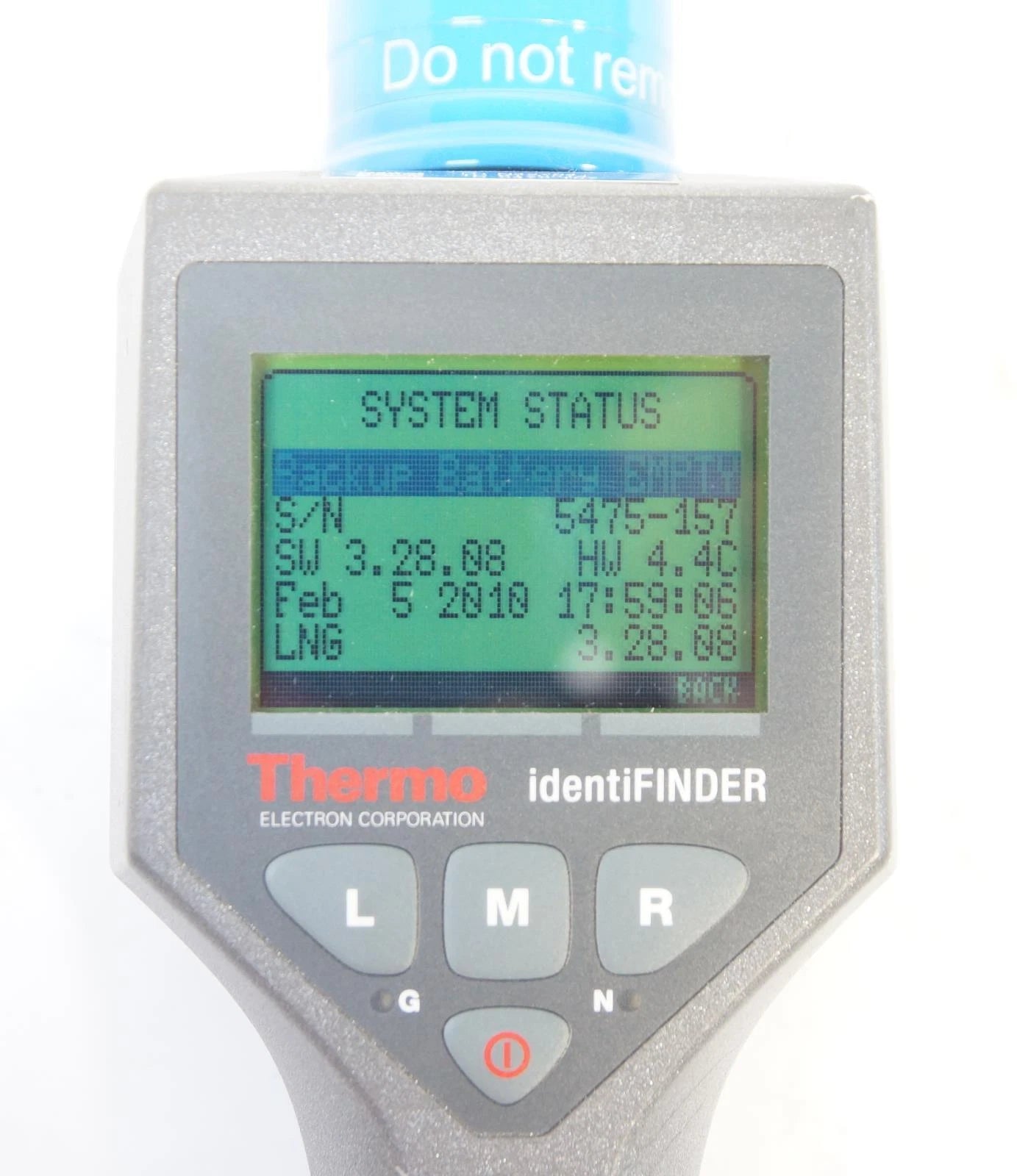 Thermo identiFINDER Ultra-NGH 3n Radiation Detector / Gamma ...