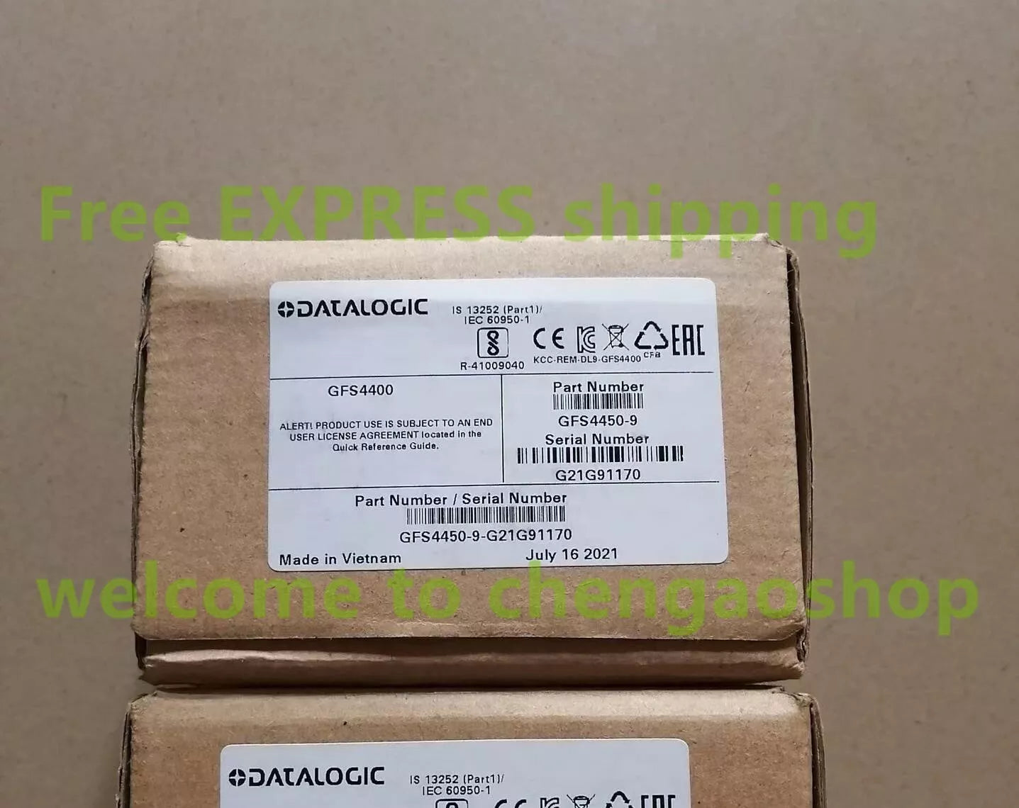 1pc Datalogic GFS4450-9 GFS4400 Fixed Mount Code Reader #V5L6 CH – XG eqpt