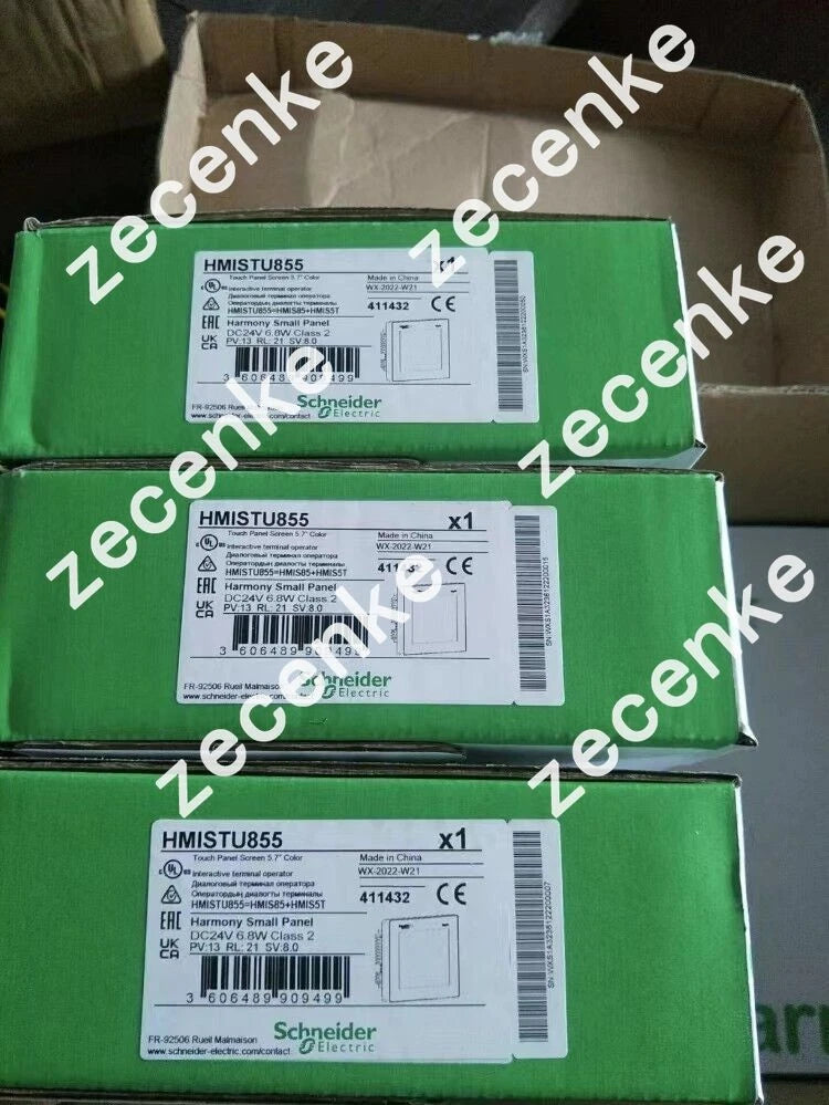 Schneider HMISTU855 Human Machine Interface Touchscreen Display Panel ...