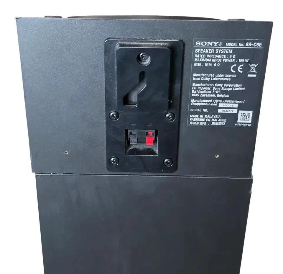 Sony SS-CS3 Floor-Standing Tower 3-Way Speakers with SS-CSE Dolby Atmos ...