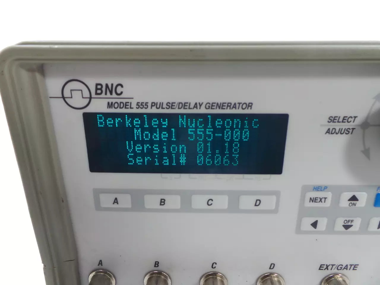 BNC Model 555-4C Pulse/Delay Generator with Free Shipping – XG eqpt